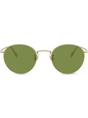 Oliver Spencer Coleridge Round Sunglasses - Gold