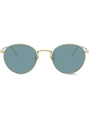 Oliver Spencer Round Frame Sunglasses - Gold