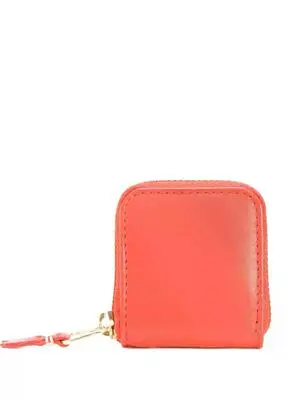 Comme Des Garçons Zipped Leather Purse - Yellow