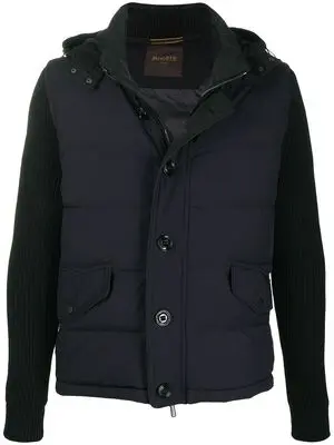 MOORER Padded Contrast Jacket