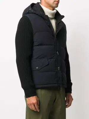 MOORER Padded Contrast Jacket