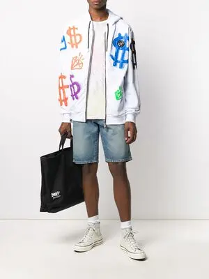 Philipp Plein Hooded Jacket - White