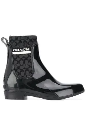 COACH Rivington Pull-on Ankle Boots - Black