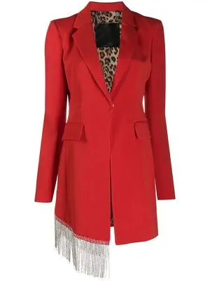 Philipp Plein Crystal Fringe Blazer