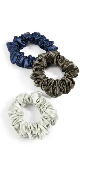 Slip Large Silk Scrunchie Set Of 3 One-color
