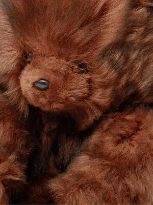 Vetements Hug Me Bear Shearling Slippers