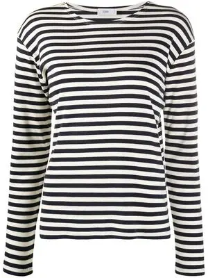 Closed Striped Long-sleeved T-shirt - Neutrals