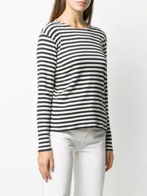 Closed Striped Long-sleeved T-shirt - Neutrals