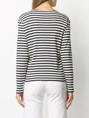 Closed Striped Long-sleeved T-shirt - Neutrals