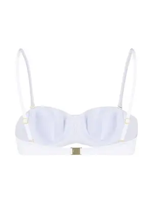 Dolce & Gabbana Bustier Bikini Top - White