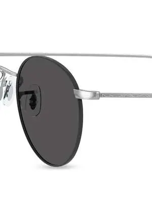 Oliver Spencer Coleridge Tinted Sunglasses - Silver