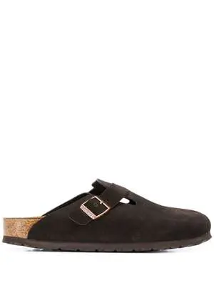BIRKENSTOCK Boston Suede Clogs