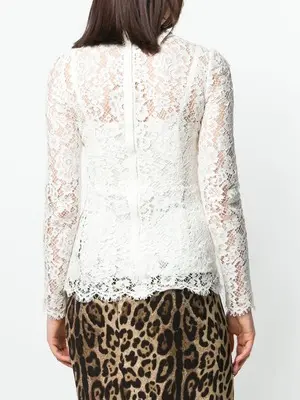 Dolce & Gabbana Floral Lace Top