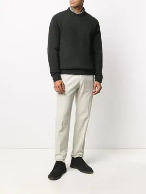 Barbour Patch Detail Crew Neck Jumper