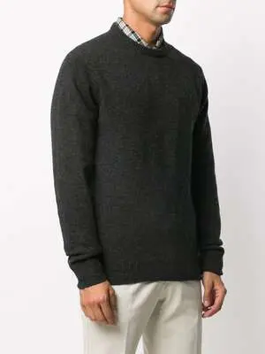 Barbour Patch Detail Crew Neck Jumper