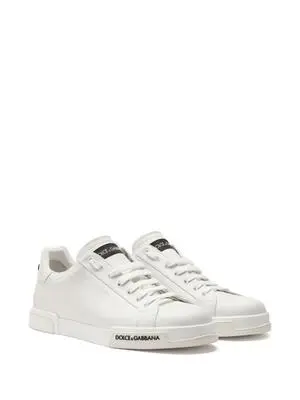 Dolce & Gabbana Portofino Logo-detail Sneakers - White