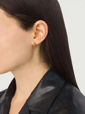 SHAUN LEANE Thorned Mini Hoop Earrings - Gold