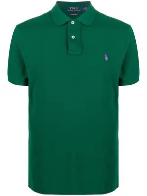 Polo Ralph Lauren Embroidered Logo Polo Shirt - Green