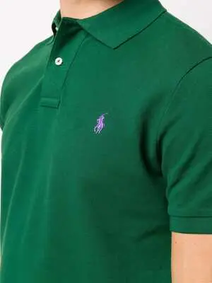 Polo Ralph Lauren Embroidered Logo Polo Shirt - Green
