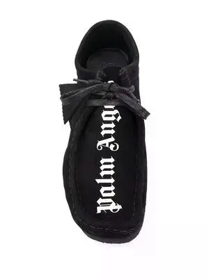 Palm Angels X Clarks Logo Suede Boots - Black