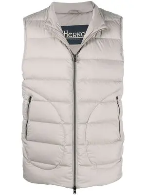 Herno Padded Down Gilet - Grey