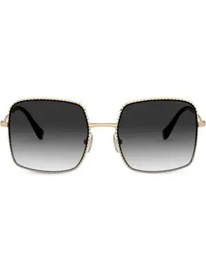 Miu Miu Square-frame Sunglasses - Yellow