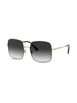 Miu Miu Square-frame Sunglasses - Yellow