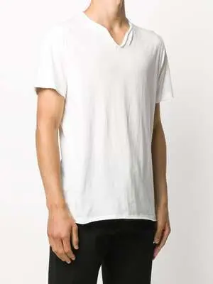 Zadig&Voltaire Monastir Henley-neck T-shirt - White
