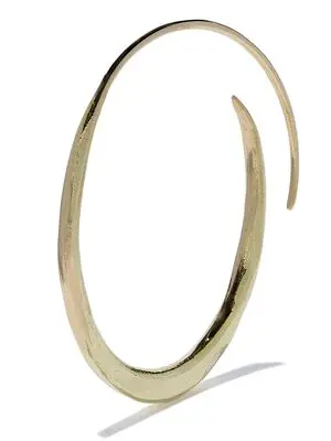 WOUTERS & HENDRIX 18kt Hammered Hoop Earrings - Gold