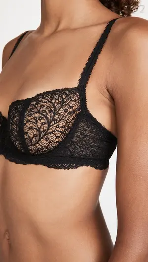 JOURNELLE Allegra Balconette Bra - Black