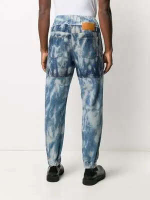 AMBUSH Acid Wash Denim Track Pants