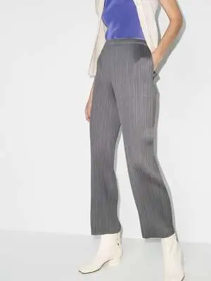 Issey Miyake Plissé Cropped Trousers