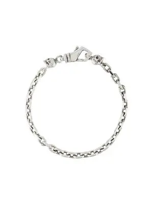 Emanuele Bicocchi Skull-charm Chain Bracelet - Silver