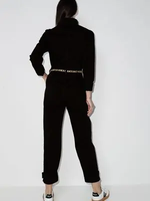 Stella McCartney Denim Logo Jumpsuit
