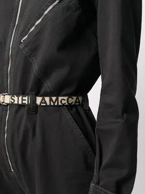 Stella McCartney Denim Logo Jumpsuit