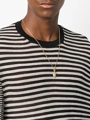 Emanuele Bicocchi Cross Wing Pendant Necklace