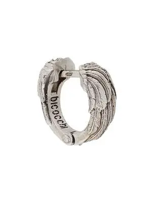 Emanuele Bicocchi Wing Hoop Earring - Silver
