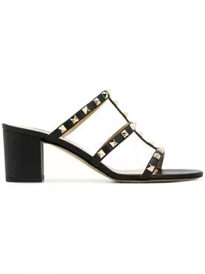 Valentino Garavani 60mm Stud-embellished Sandals - Black