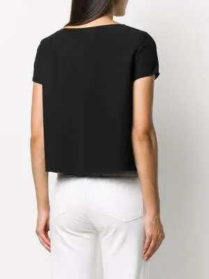 Emporio Armani Studded Boatneck T-shirt
