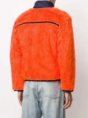 AMBUSH Logo-print Fleece Zip-up Jacket