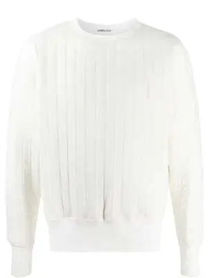 AMBUSH Drop Shoulder Padded Sweatshirt - White