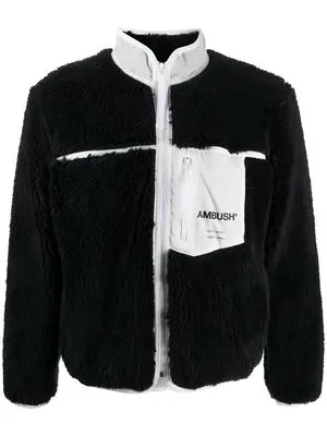AMBUSH Logo-print Fleece Jacket