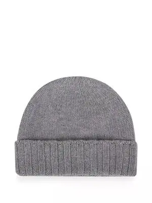 DRUMOHR Cashmere Beanie Hat - Grey