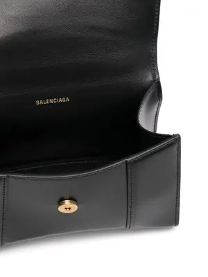 Balenciaga Hourglass Xs Top-handle Bag - Black