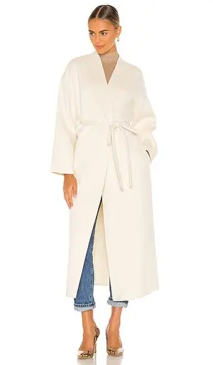 ANINE BING Hunter Coat In Ivory