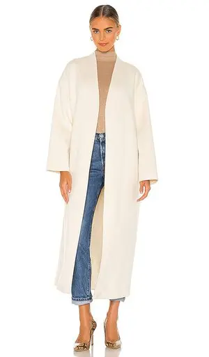 ANINE BING Hunter Coat In Ivory