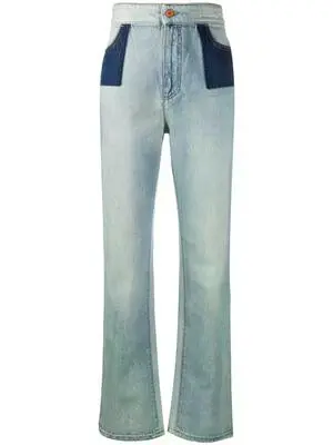 Philosophy Di Lorenzo Serafini Two-tone Flared Jeans