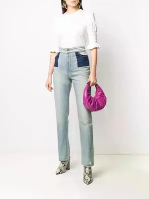 Philosophy Di Lorenzo Serafini Two-tone Flared Jeans
