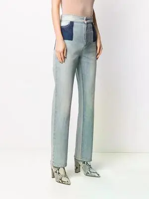 Philosophy Di Lorenzo Serafini Two-tone Flared Jeans