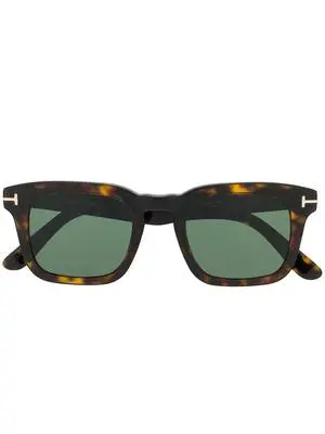 TOM FORD Tortoiseshell Square-frame Sunglasses